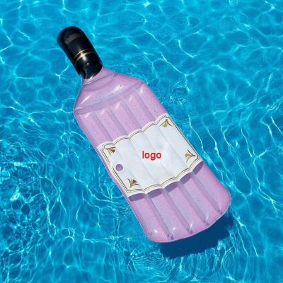 China Custom Giant Inflatable Bottle Pool Float 0.25mm PVC 3 Year Warranty for sale