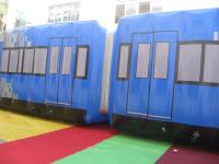 China Factory Customize giant PVC inflatable train model for advertising for sale