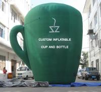 China Factory Custom Giant Inflatable Cup With Logo For Product Promotion for sale