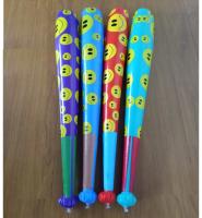 China Custom PVC Inflatable Baseball Bat Toy for Kids 50cm Outdoor Play for sale