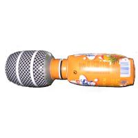 China Custom PVC Inflatable Microphone Toy 40cm EN71 Certified for Beach School Events for sale