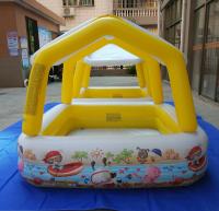 China Factory price PVC inflatable pool with canopy larger swimming pool float for sale
