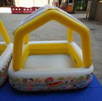 China Factory price PVC inflatable pool with canopy larger swimming pool float for sale