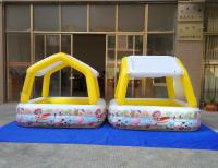 China Factory price PVC inflatable pool with canopy larger swimming pool float for sale