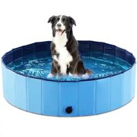 China Customizable Inflatable Pet Bathtub 80x20cm PVC Dog Bath Tub for Indoor Outdoor Use for sale