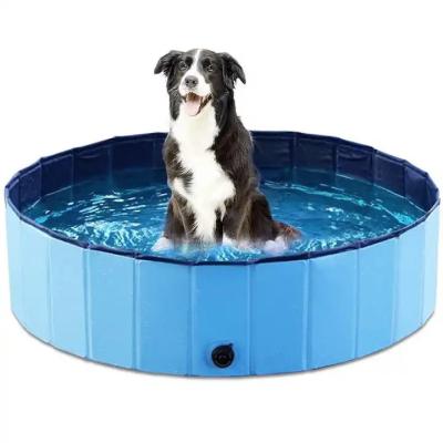 China Customizable Inflatable Pet Bathtub 80x20cm PVC Dog Bath Tub for Indoor Outdoor Use for sale