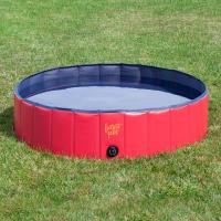 China Customizable Inflatable Pet Bathtub 80x20cm PVC Dog Bath Tub for Indoor Outdoor Use for sale