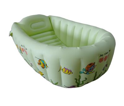 China Wholesale PVC Folding Bath Tub for Kids Inflatable Bathtub 75x52x28cm Custom Logo for sale