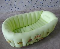 China Wholesale PVC Folding Bath Tub for Kids Inflatable Bathtub 75x52x28cm Custom Logo for sale