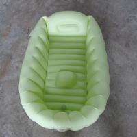 China Wholesale PVC Folding Bath Tub for Kids Inflatable Bathtub 75x52x28cm Custom Logo for sale