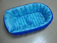 China Wholesale PVC Folding Bath Tub for Kids Inflatable Bathtub 75x52x28cm Custom Logo for sale