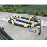 China Customized quality inflatable racing track  for bumper car race track kart race for sale