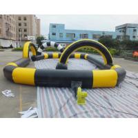 China Customized quality inflatable racing track  for bumper car race track kart race for sale