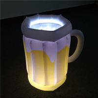 China LED light Inflatable Ice Bucket Beer Drink Cooler Floating Cooler for sale
