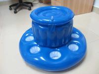 China factory custom cheap inflatable cooler Ice bucket floating drink holder for sale