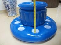 China factory custom cheap inflatable cooler Ice bucket floating drink holder for sale