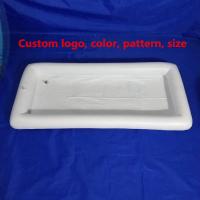 China Factory Custom Cheap PVC Inflatable Cooler Ice Bucket Floating Drink Holder for sale