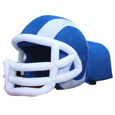 China Customized 210D Nylon Oxford Fabric Inflatable Helmet Tent 8x4x3m for Sport Games for sale