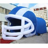 China Customized 210D Nylon Oxford Fabric Inflatable Helmet Tent 8x4x3m for Sport Games for sale