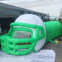 China Customized 210D Nylon Oxford Fabric Inflatable Helmet Tent 8x4x3m for Sport Games for sale