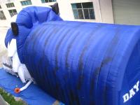 China Custom Inflatable Wolf Head Mascot Tunnel Tent 8x4x3m 210D Oxford Fabric for sale