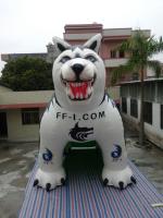 China Customized PVC Tarpaulin Inflatable Mascot Helmet Tunnel Tent 7.6m for Events for sale