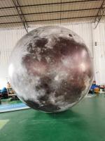 China Custom Large Inflatable Moon Ball With LED Lighting For Decoration for sale