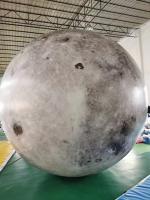 China Custom Large Inflatable Moon Ball With LED Lighting For Decoration for sale