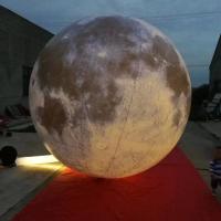 China factory wholesale exquisite inflatable moon with LED lighting for decoration for sale