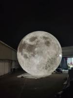 China factory wholesale exquisite inflatable moon with LED lighting for decoration for sale