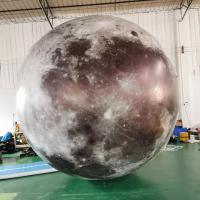China factory wholesale exquisite inflatable moon with LED lighting for decoration for sale