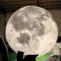 China factory wholesale exquisite inflatable moon with LED lighting for decoration for sale