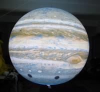 China Customize quality inflatable jupiter with LED light for advertising decoration for sale