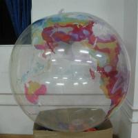 China Customized Quality Inflatable Transparent Earth Balloon For Advertising Decorations for sale