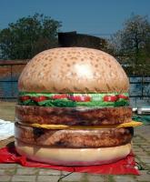 China Hot selling Outdoor advertising inflatable  burger for sale