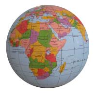 China Custom Giant Inflatable Earth Globe Balloon 2m Diameter for Advertising Promotion for sale