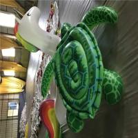 China Custom PVC Inflatable Turtle Rider Pool Toy 150cm for Water Fun for sale