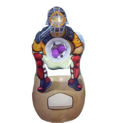 China Customized Inflatable Football Training Dummy 147cm PVC Baseball Target Basketball Goal Toy for sale