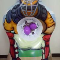 China Customized Inflatable Football Training Dummy 147cm PVC Baseball Target Basketball Goal Toy for sale