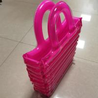 China Customized PVC Inflatable Tote Bag 38x38x10cm Reusable Shopping Satchel for Promotions for sale