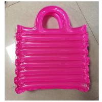 China Customized PVC Inflatable Tote Bag 38x38x10cm Reusable Shopping Satchel for Promotions for sale