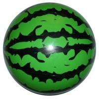 China Custom PVC Inflatable Watermelon Beach Ball 30cm Diameter for Party Promotion for sale
