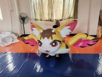 China Custom PVC inflatable foxes swim ring with SPH inflatable donut swim ring for sale
