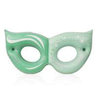 China Factory customized couple glasses shape double swimming ring float for adult for sale