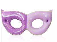 China Factory customized couple glasses shape double swimming ring float for adult for sale