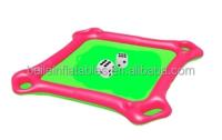 China 4-person inflatable pool floating poker table with chairs for sale