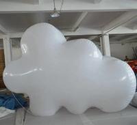 China Custom Giant PVC Inflatable Cloud 35cm for Advertising Decoration White for sale