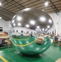 China PVC Inflatable Mirror Ball Christmas Decoration 0.4m to 4m Diameter Custom Logo for sale