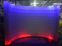 China LED Lighting Inflatable Background Wall 3x1.5x2.3m for Wedding Events for sale