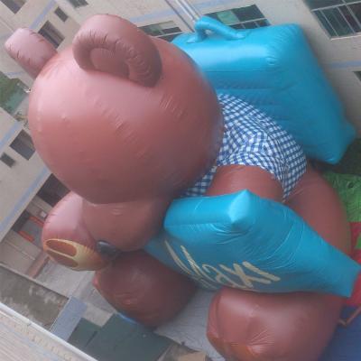 China Custom Giant Inflatable Bear 15m High PVC Tarpaulin for Outdoor Advertising Events for sale